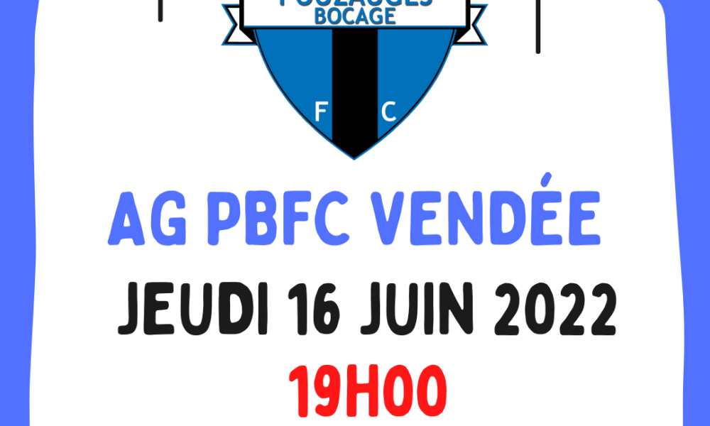 Agenda ! - PBFC Pouzauges Bocage