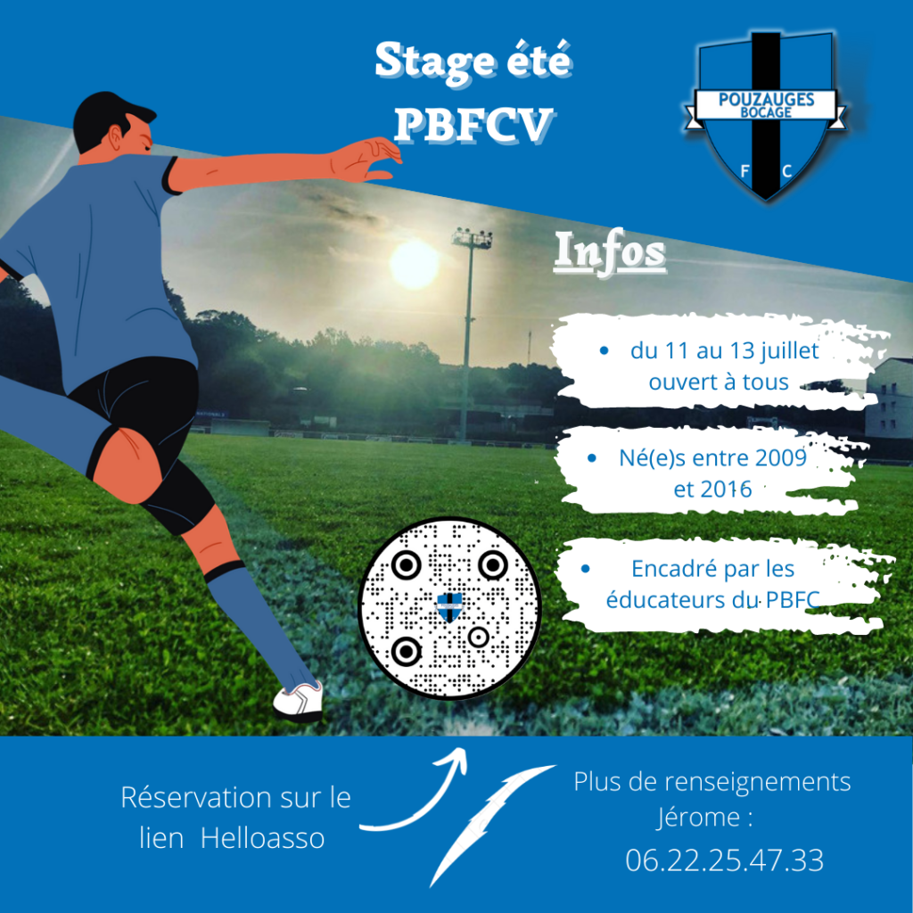 Stage été PBFCV - PBFC Pouzauges Bocage